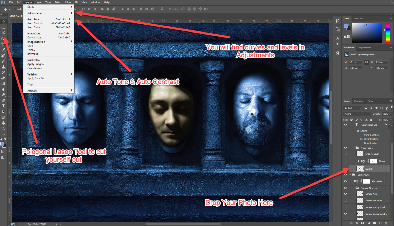 How to Create Your Own Hall of Faces from Game of Thrones - Victory.Digital